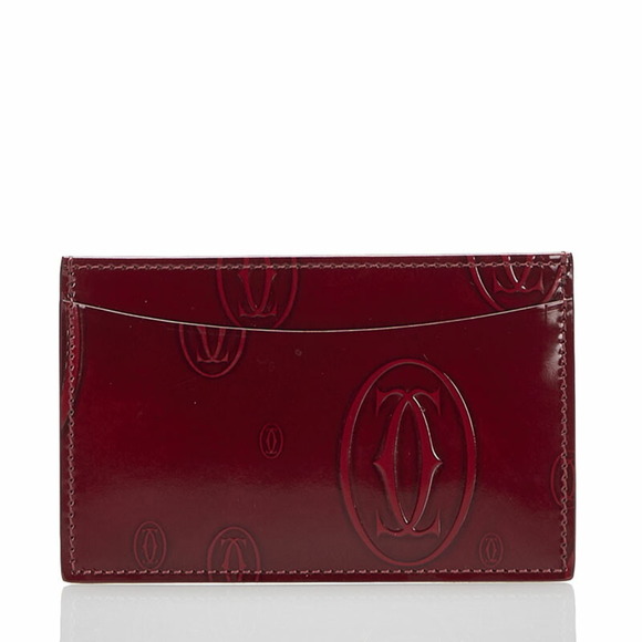 Cartier | Accessories | Cartier Happy Birthday Pass Case Card Bordeaux ...